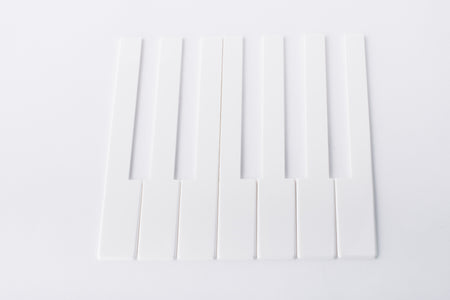 Piano Key Tops With Fronts - Off White – Electric Keys